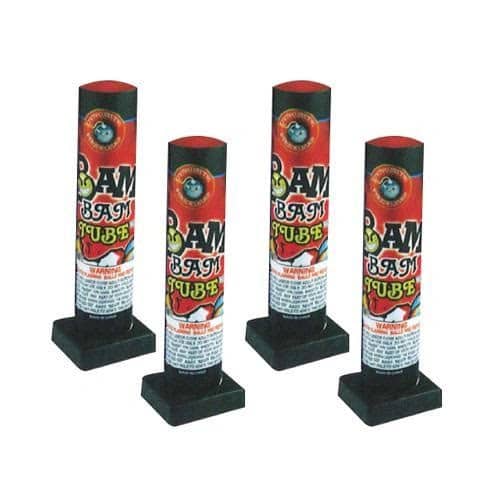 Bam Bam Tube- 4 Pack | Iowa Fireworks Company